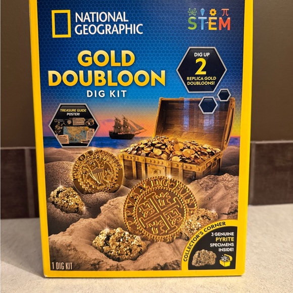 National Geographic | Toys | National Geographic Gold Doubloon Dig Kit ...